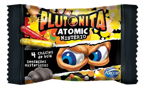 Chiclete Plutonita Atomic Mistério 396g - Arcor | Mebuscar Brasil Chiclete Plutonita Atomic Mistério 396g - Arcor | Mebuscar Brasil