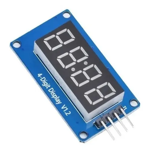 Módulo Tm1637 Display 7 Segmentos 4 Dígitos Arduino Diy Led R 20 Em São Paulo São Paulo