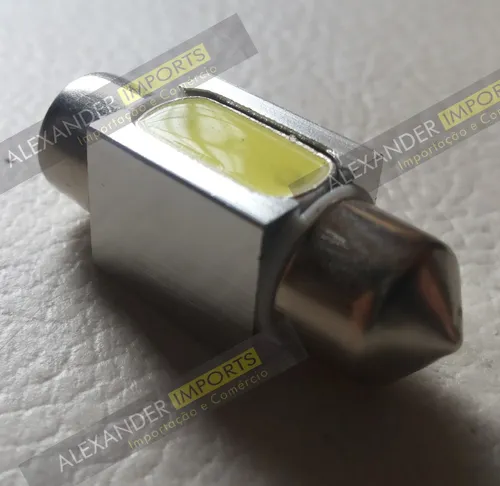 Lampada Torpedo Super Led Branco Forte - 36mm Lampada Torpedo Super Led Branco Forte - 36mm