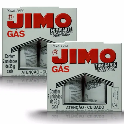 02 Caixa Jimo Gás Dedetizador Inseticida - 4 Tubos De 35g ... 02 Caixa Jimo Gás Dedetizador Inseticida - 4 Tubos De 35g ...