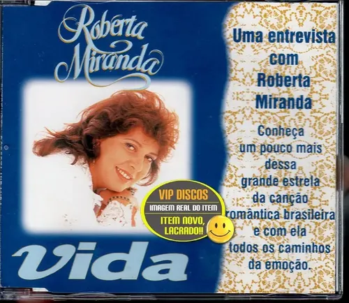 Cd Roberta Miranda Vida Entrevista Promocional Lacrado Raro