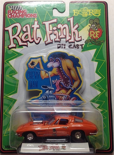 Racing Champions Rat Fink Ed Roth 1963 Corvette (lacrado) | Mercado Livre