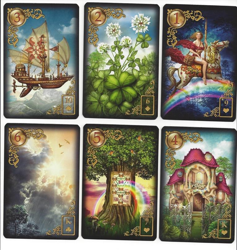 Baralho Cigano Gilded Reverie 36 Cartas Frete Grátis Mercado Livre
