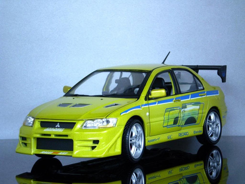 Mitsubishi Lancer Evo Vii The Fast And Furious Escala 118 Mercado Libre