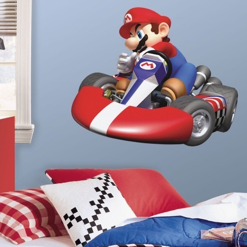 Sticker De Pared Mario Kart Mercado Libre