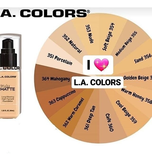 Base Truly Matte La Colors Tono 351- Ml - mL a $750 | Mercado Libre Base Truly Matte La Colors Tono 351- Ml - mL a $750 | Mercado Libre