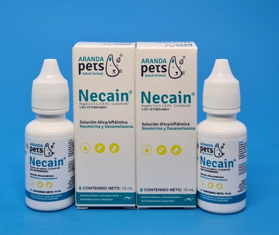 2 Gotas Infeccion De Oídos Ótica Perros Gatos Necain 10 Ml Mercado Libre