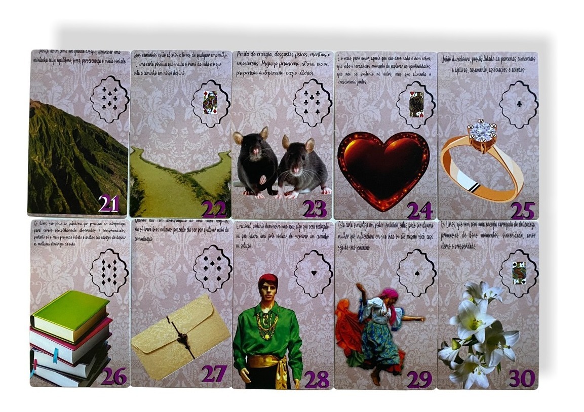 Baralho Tarot Cigano Para Iniciantes 36 Cartas Explicativas Parcelamento Sem Juros