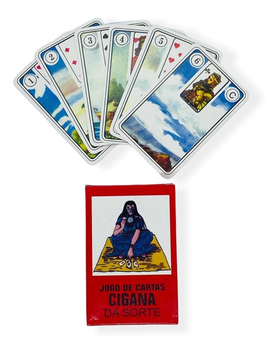 Taro Jogo De Carta Cigana Da Sorte Baralho Cigano 36 Cartas Parcelamento Sem Juros