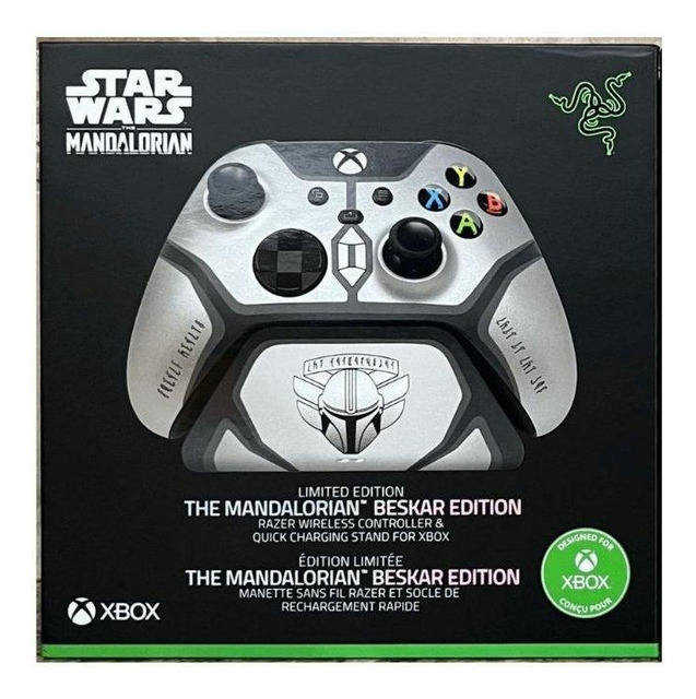Controle Xbox Razer Mandalorian Y Soporte De Carga Rápida Envío Gratis