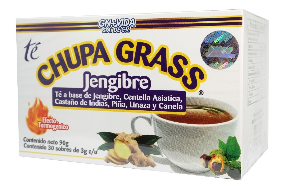 Té Chupa Grass Jengibre (30 Sobres) Gn+vida | La Naturista Té Chupa Grass Jengibre (30 Sobres) Gn+vida | La Naturista