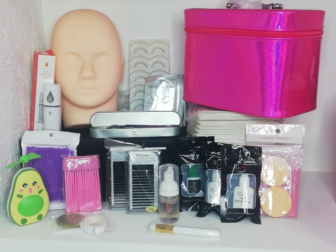 Kit Profesional Para Extensiónes De Pestañas 1x1 Mink Meses Sin Intereses