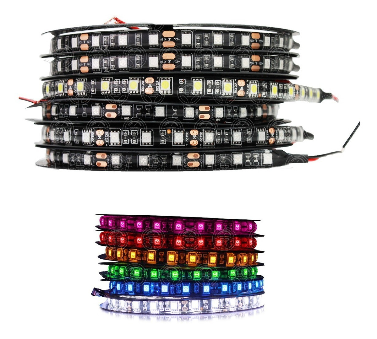 Tira Led 5050 Recortable Rollo 5m Inter Exterior F1 Mercadolibre
