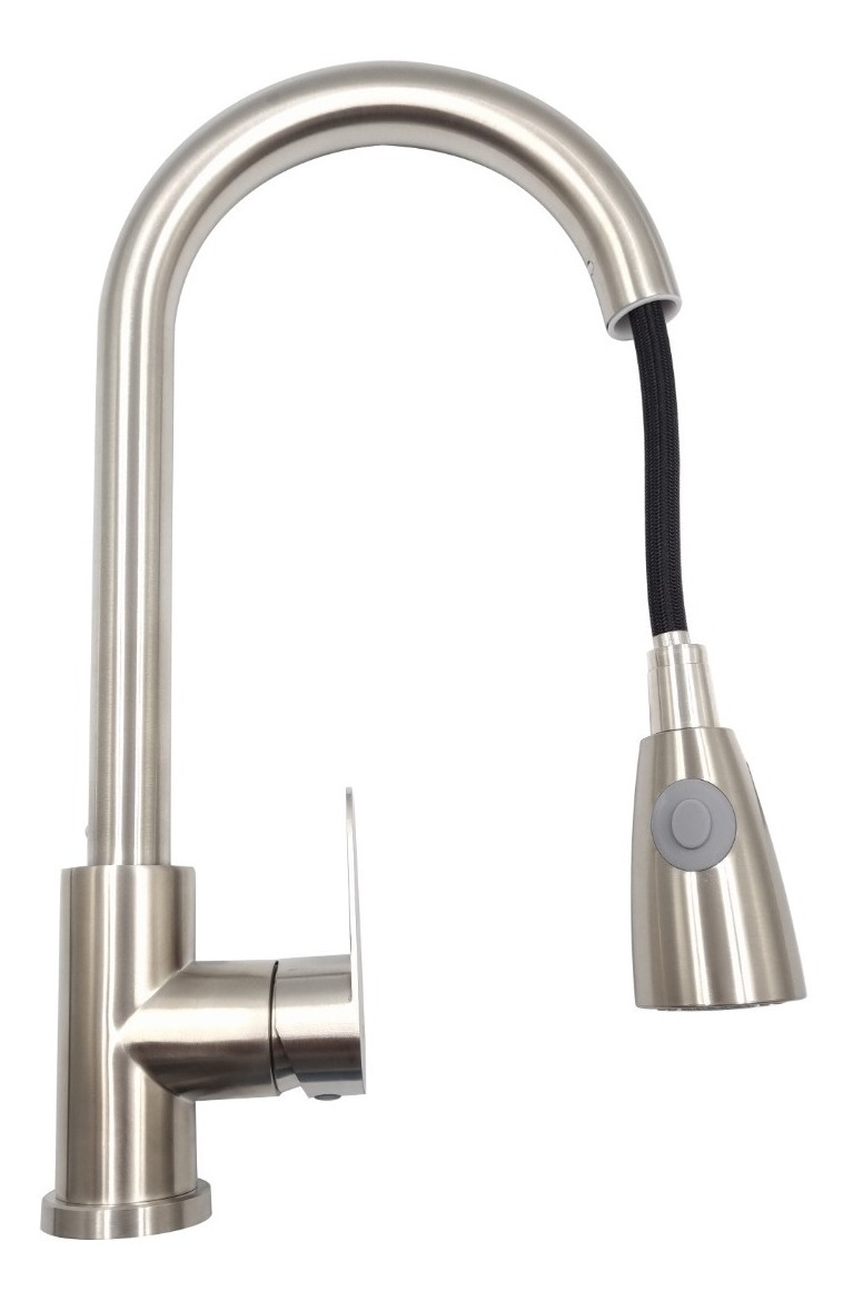 Torneira Gourmet Cozinha Monocomando C Extensor Aço Inox Ms Luminárias
