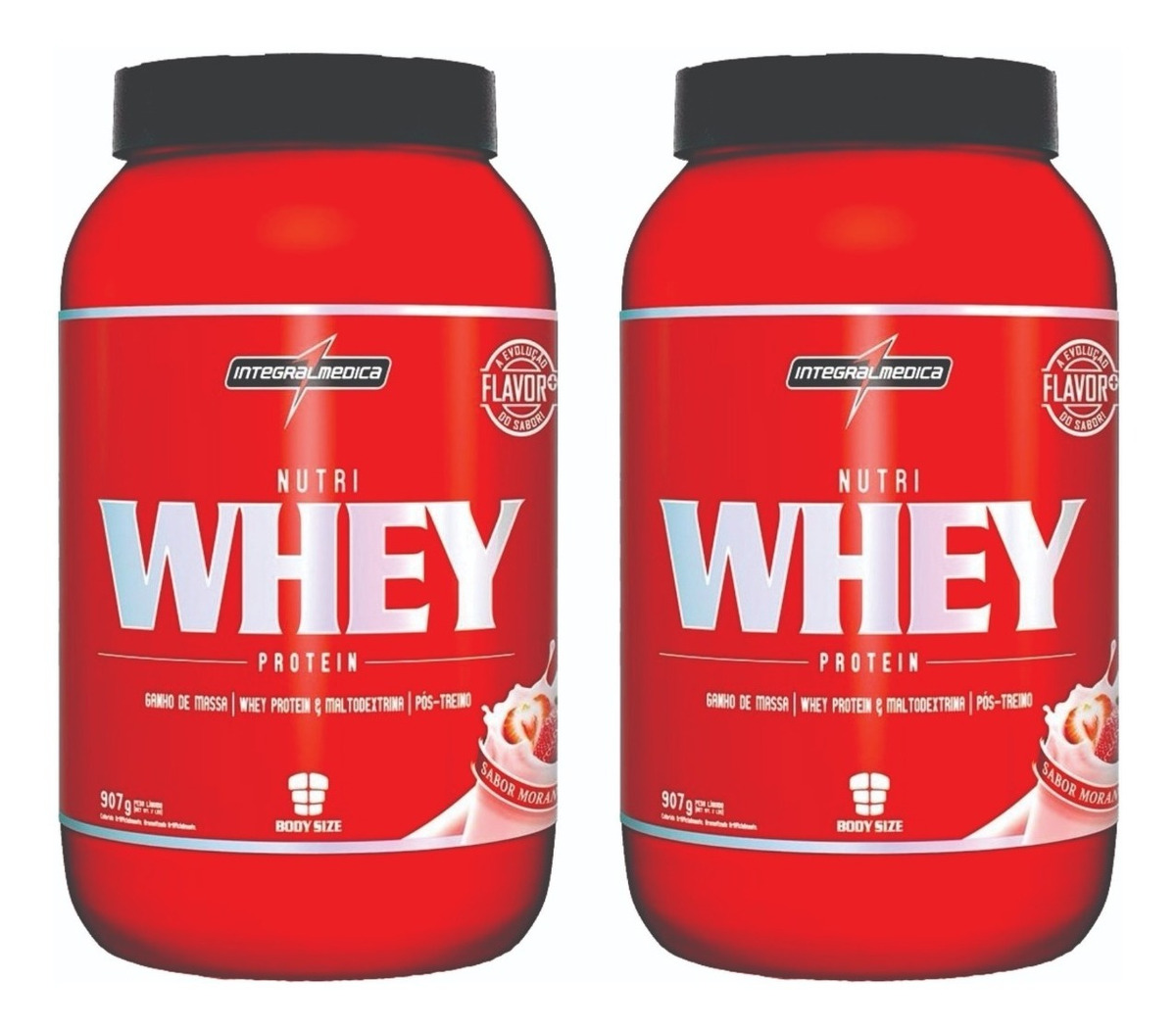 Combo 2x Nutri Whey Pote 1816 Kg Integralmedica Promoçao Mercado Livre