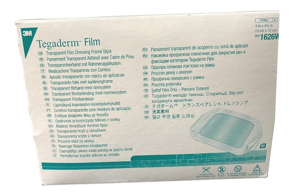 Tegaderm Film 3m 10x12 Cm 3 Cajas C/50 Piezas 150 Parches | Envío gratis Tegaderm Film 3m 10x12 Cm 3 Cajas C/50 Piezas 150 Parches | Envío gratis