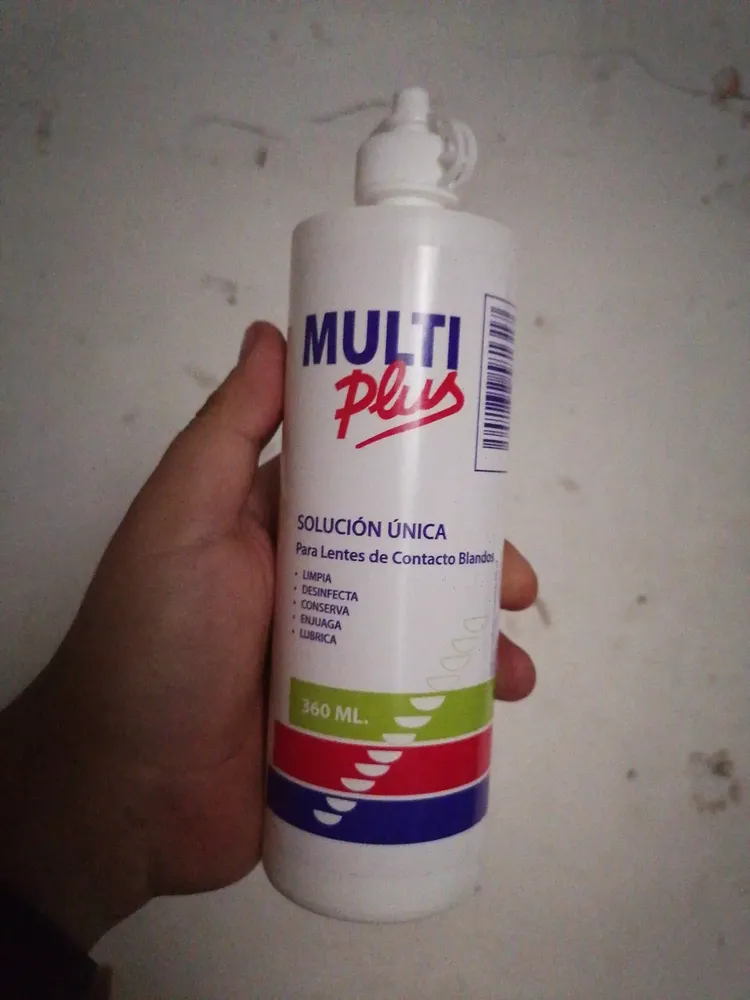 Solución Multiplus 355ml - Limpieza, Desinfección E Hidratacion Para ...