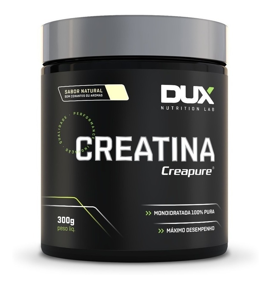 Kit Glutamina 300g Creatina Creapure 300g Dux Nutrition Frete Grátis