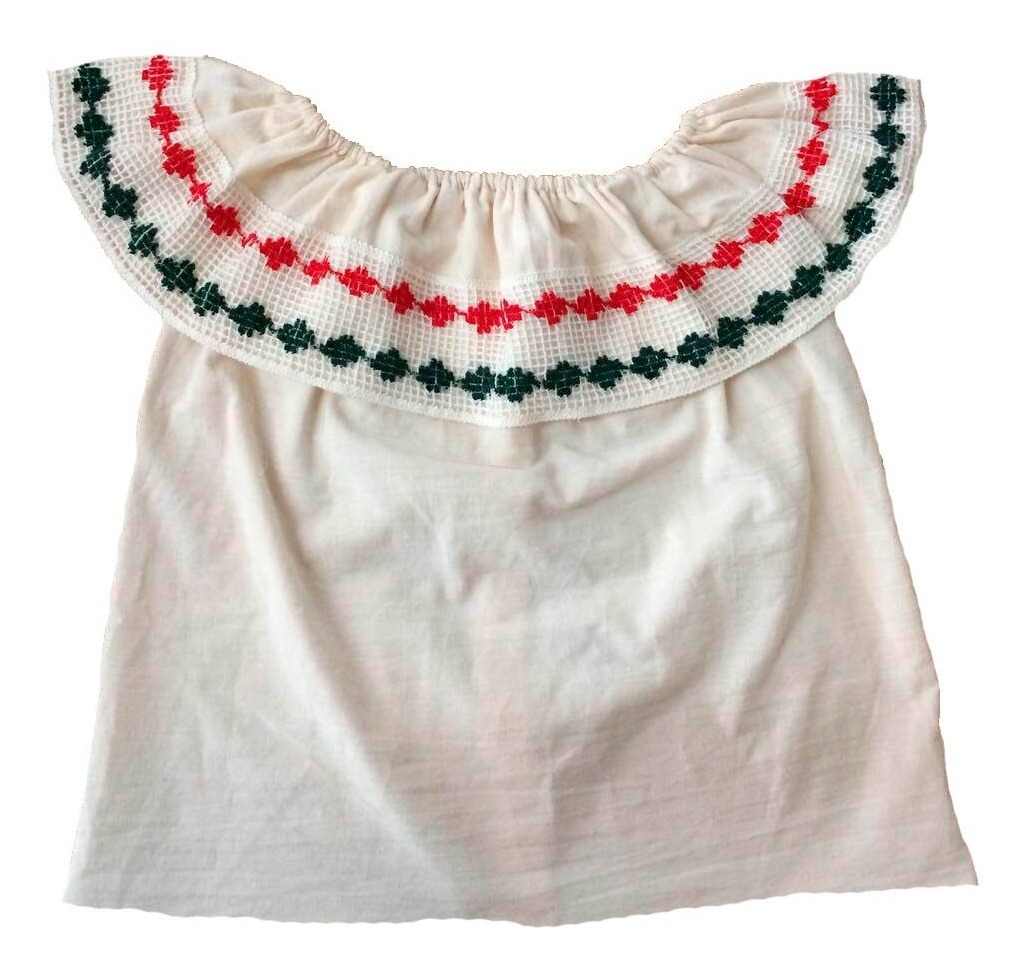 Blusa Campesina Tricolor Mercado Libre