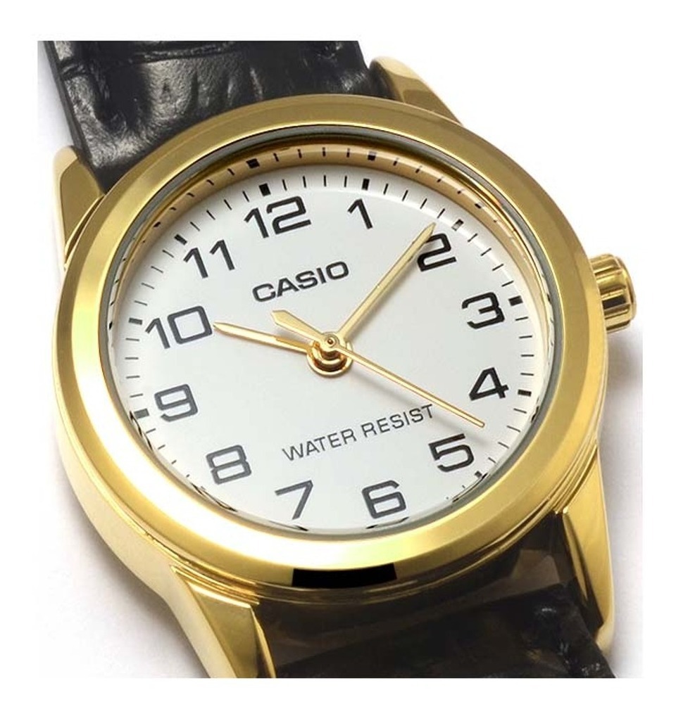 Reloj Casio Dama Ltp V001gl 7b Correa De Cuero Mercado Libre