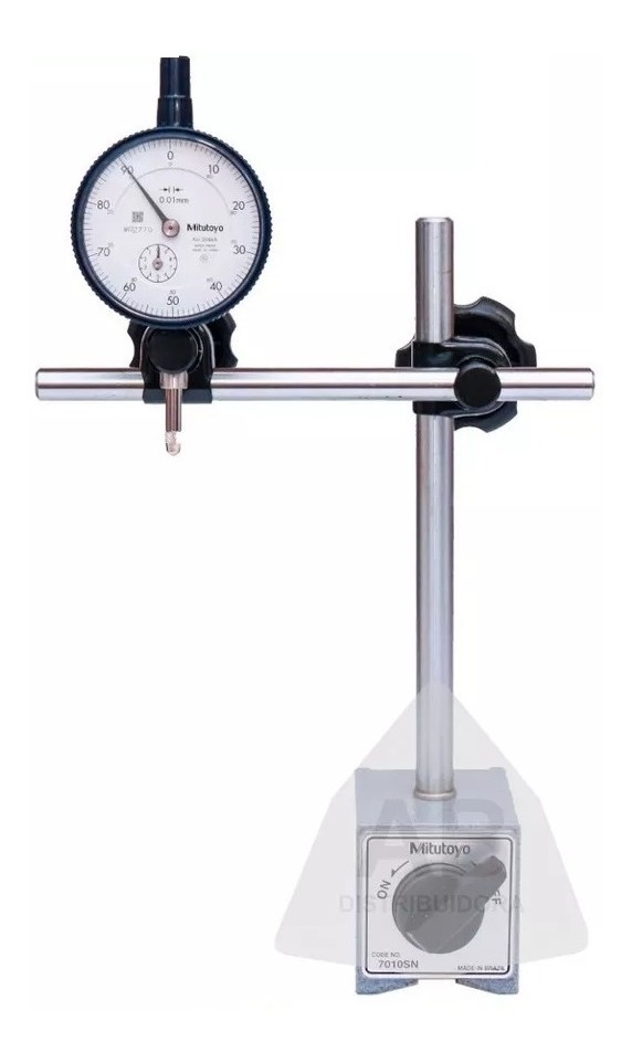 Reloj Comparador 10mm Mitutoyo 2046s Base Magnetica 7010sn Ab