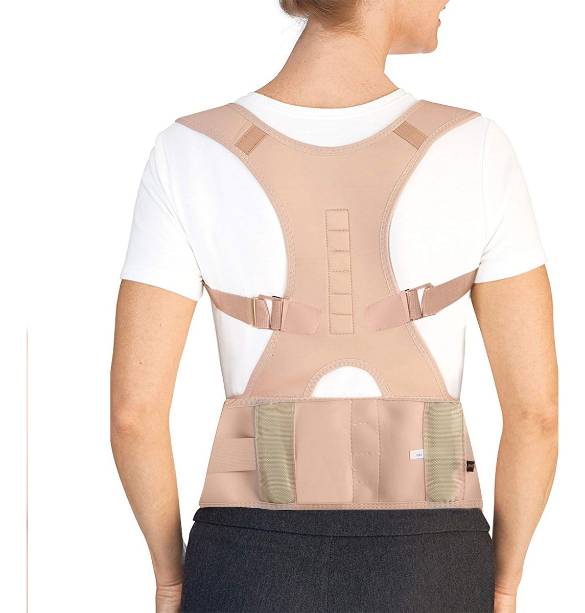 Soporte Corrector De Postura Para Adultos De Vuelta Brace Cuotas Sin