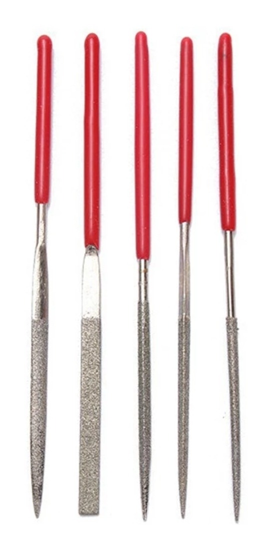 Limas Metalicas 5 Piezas Diamantadas Joyeria Modelismo Mercado Libre
