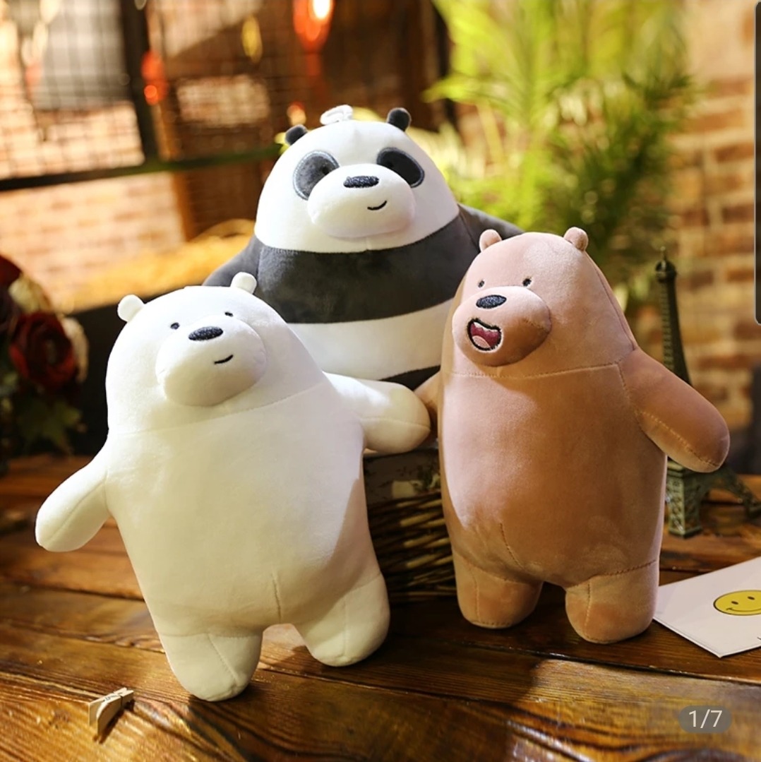 Osos Escandalosos De Peluche Panda, Pardo Y Polar 28 Cm | Envío gratis Osos Escandalosos De Peluche Panda, Pardo Y Polar 28 Cm | Envío gratis