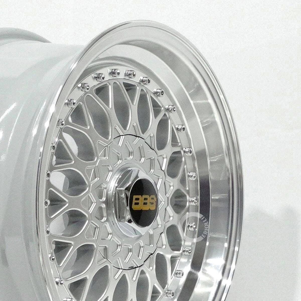 Jogo Roda Bbs Rs Aro 15 Tala 7 4x100 4x108 Borda Gts | Parcelamento sem ...