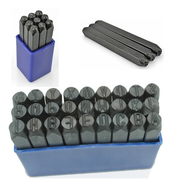 Letras Y Numeros De Golpe 6 Mm Juego Completo Nuevo Ecom | Meses sin intereses