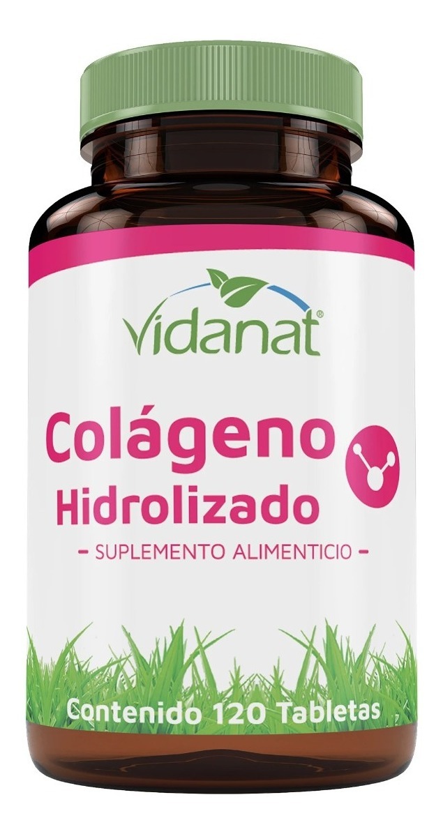 Colágeno Hidrolizado Vitamina C Vidanat 120 Tabletas Mercado Libre