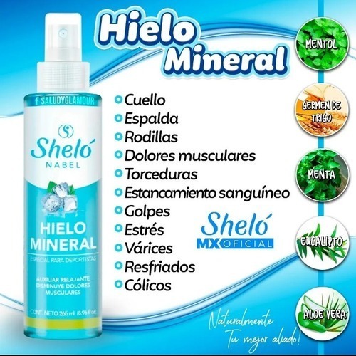 Hielo Mineral + Gel Reafirmante De Algas Marinas Shelo Nabel | Envío gratis Hielo Mineral + Gel Reafirmante De Algas Marinas Shelo Nabel | Envío gratis