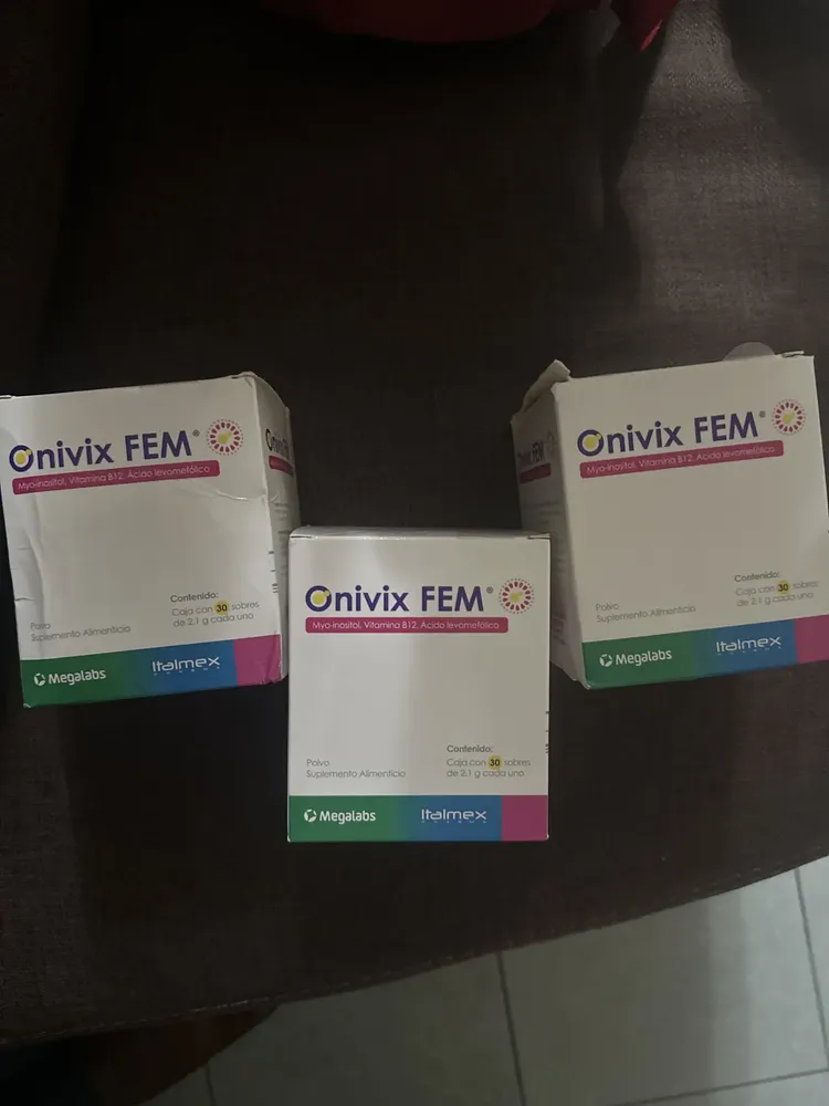 ONIVIX FEM,Coadyuvante,Myo-inositol,Acido fólico,VitaminaB12 | MercadoLibre
