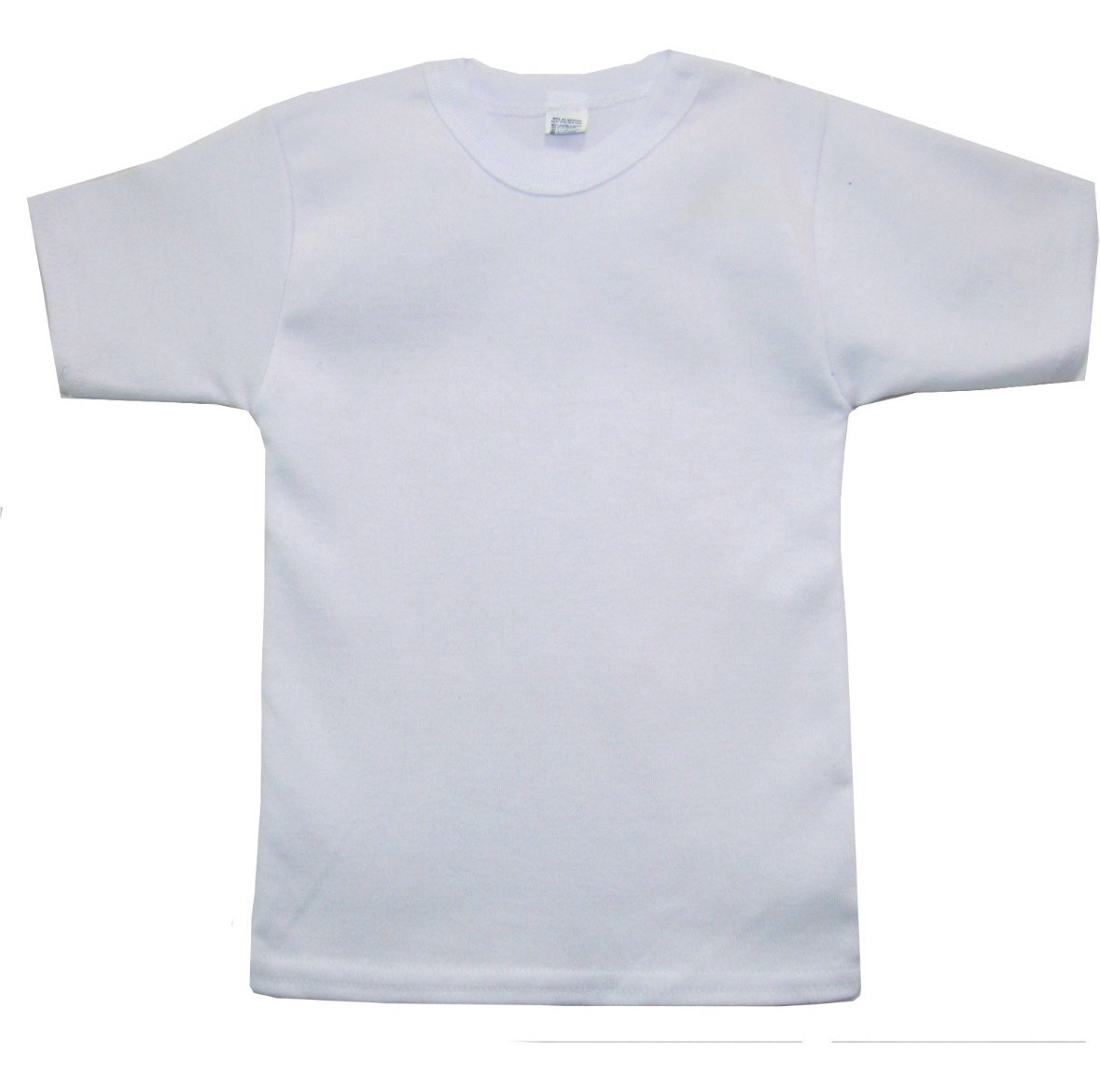 Pack 2 Playeras Manga Corta Blanca Lisa Talla Juv Y Unitalla Meses