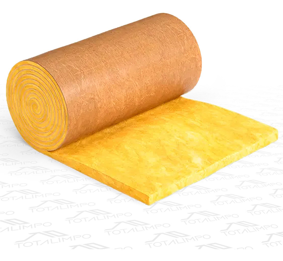 2 Rollos Lana De Vidrio Con Kraft 80 Mm Alta Densidad | Totalimpo 2 Rollos Lana De Vidrio Con Kraft 80 Mm Alta Densidad | Totalimpo