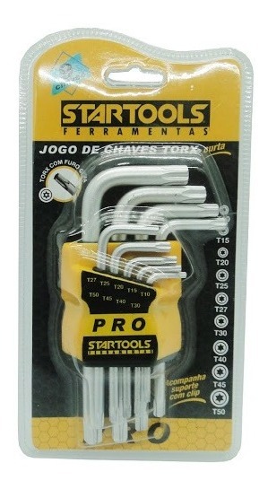 Jogo Chave Torx Estrela 9 Peças T10 A T50 Aço Carbono Com Nf Mercadolivre