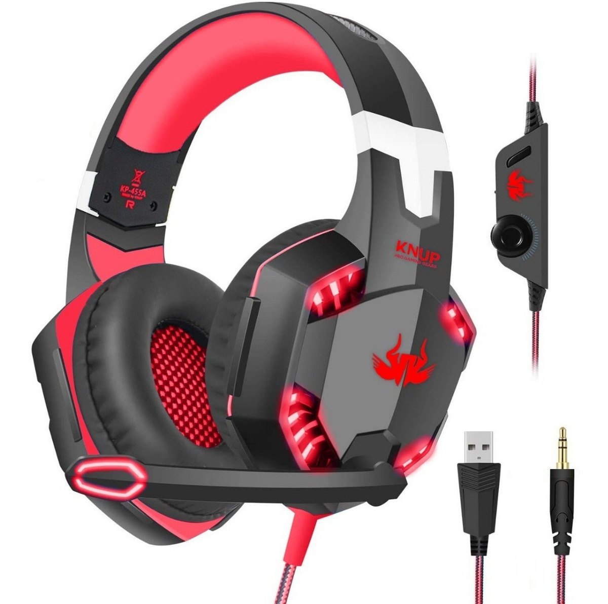 Fone Gamer Headset Knup Kp 455 Profissional Ps4 Pc Xbox One Mercado Livre