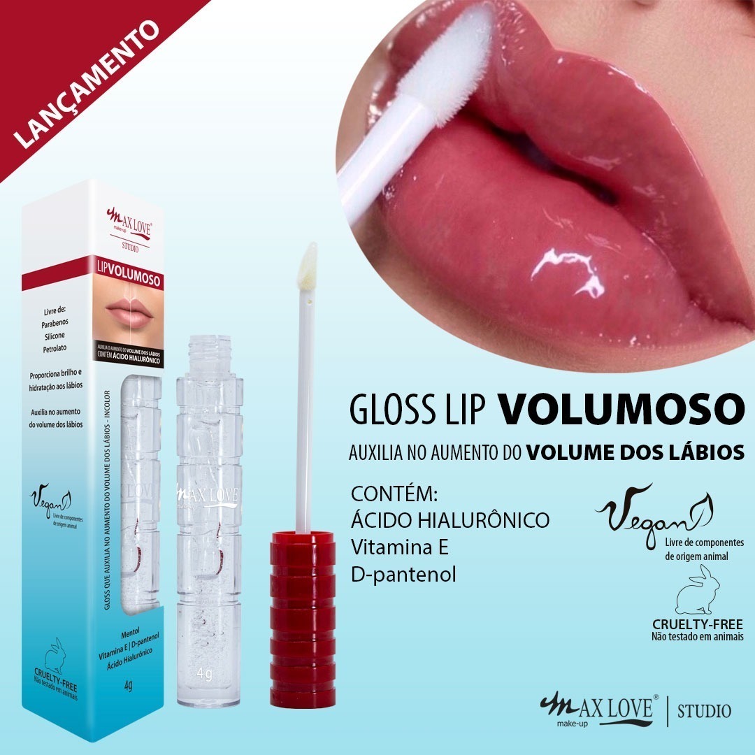 Gloss Lip Volumoso Aumenta Lábios Box 25 Unid Atacado Frete Grátis