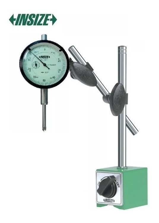 Indicador De Caratula 0 1 Y Base Magnetica 60kg Insize Envío Gratis