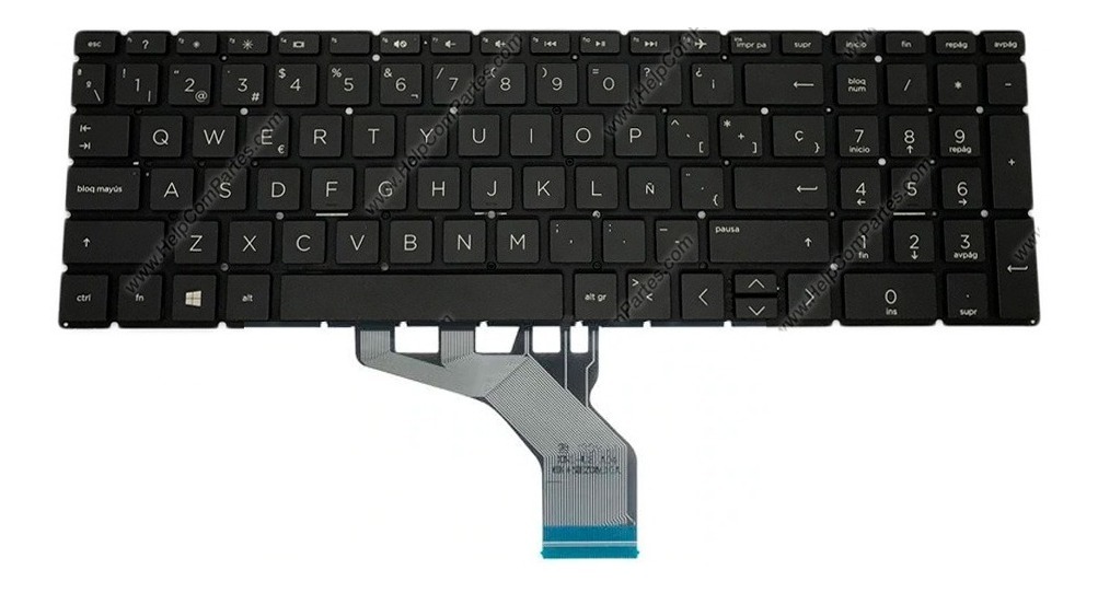 Teclado Hp 15 Da 15 Db 15 Dx 15 Cw 15 Cr 15 Cs 250 255 G7 Mercado Libre