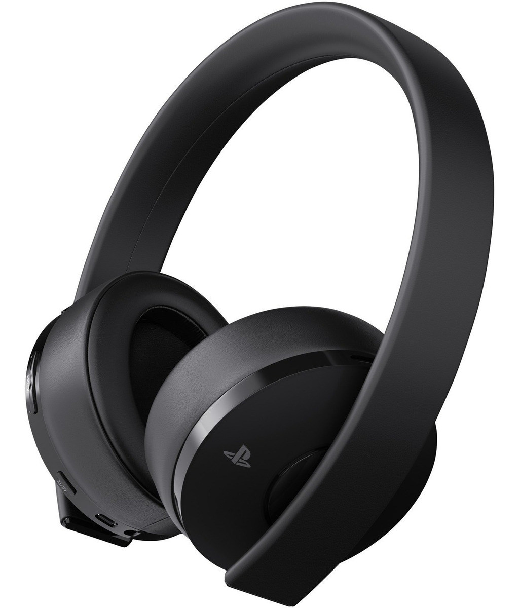 Fone Headset Sem Fio Wireless Serie Ouro Preto Para Ps4 Sony Mercado