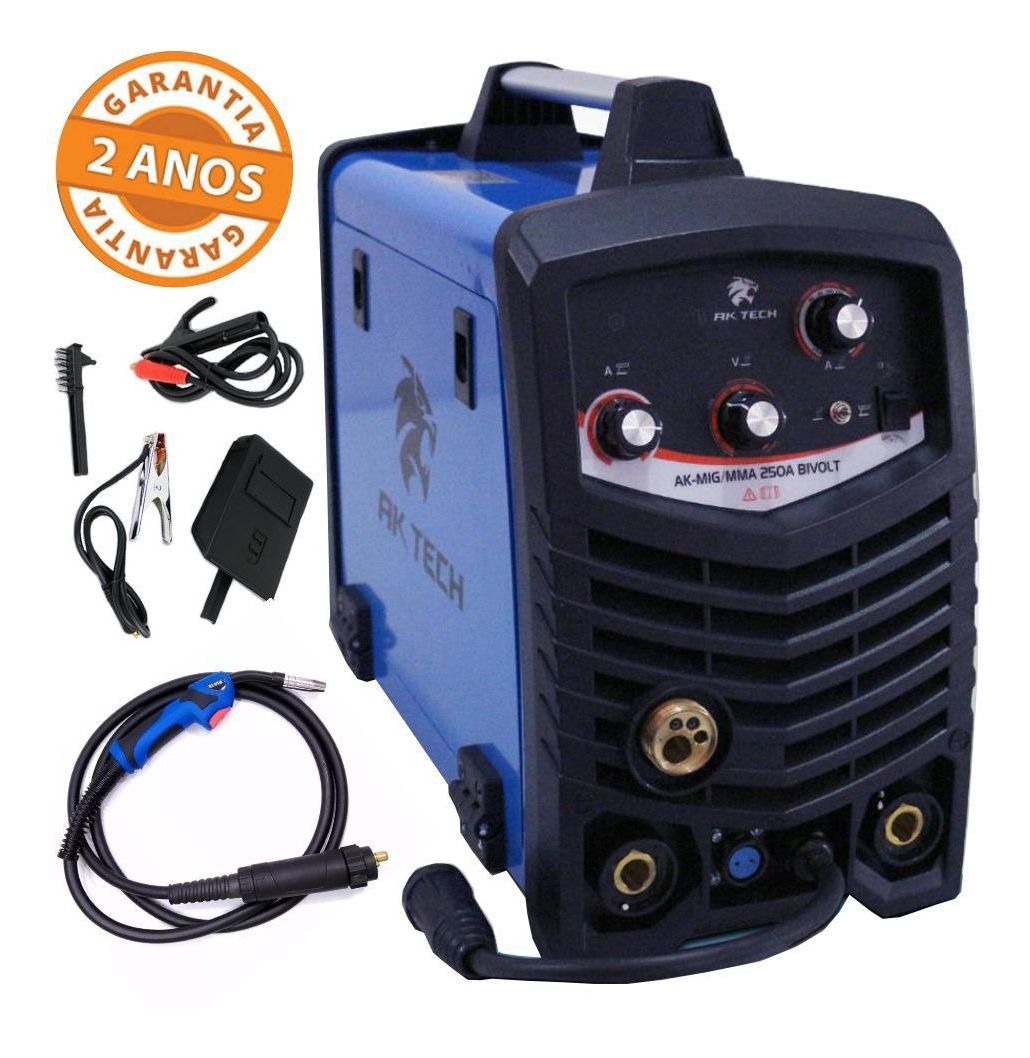 Maquina De Solda Multiprocesso Mig Eletrodo 250 220v Usk Profissional ... Maquina De Solda Multiprocesso Mig Eletrodo 250 220v Usk Profissional ...
