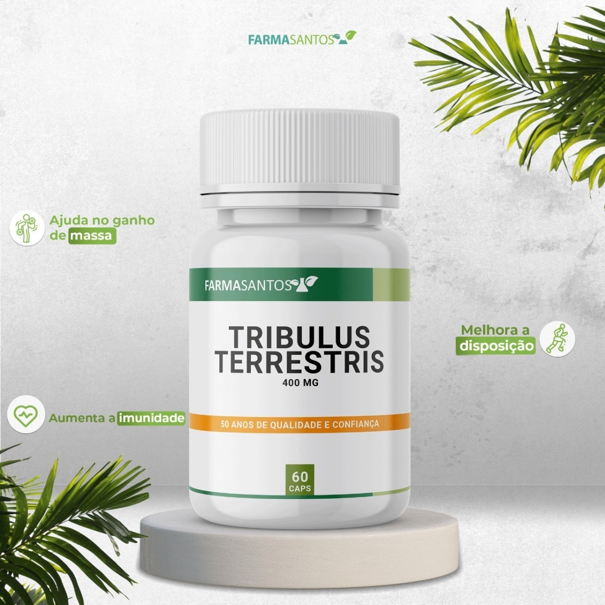 Tribulus Terrestris 500mg Manipulado 60 Cápsulas Parcelamento Sem Juros