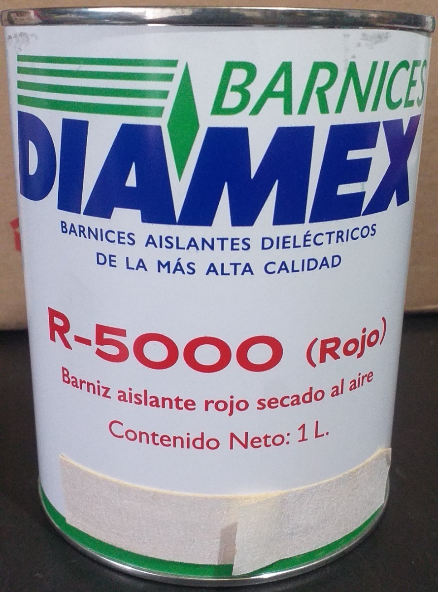 Barniz Aislante Dielectrico Rojo R-5000 1 Litro Bobinado | Mercado Libre