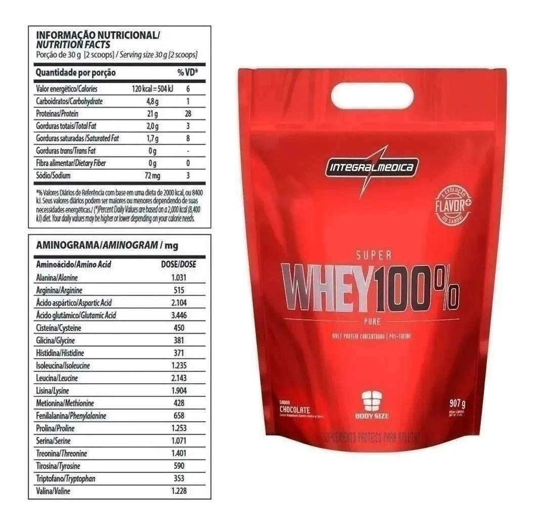 10x Whey 100 Pure Integral 900g Promoção Atacado Mercado Livre