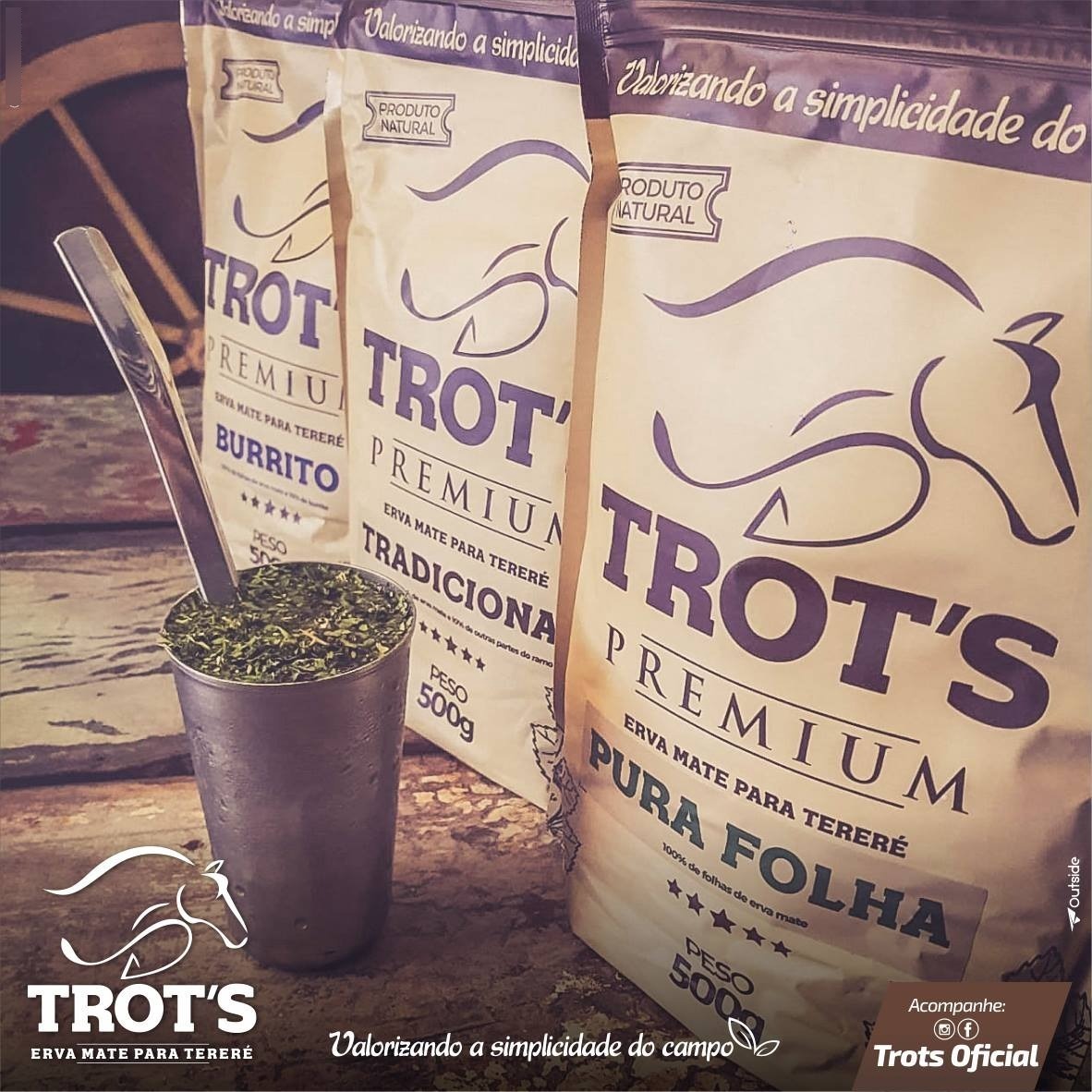 Trots Erva Tereré Premium Sabores Boldo E Menta 500g Mercadolivre