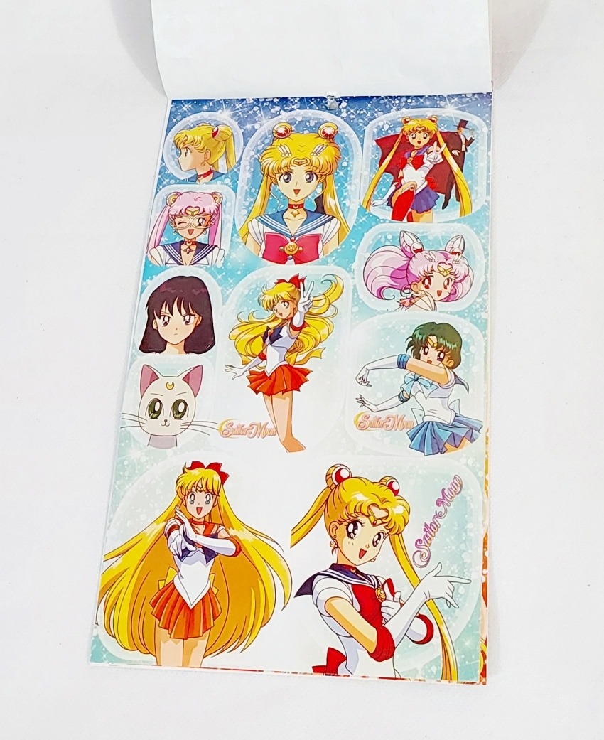 Sailor Moon 200 Stickers Planilla Calcomanías Anime Mercadolibre