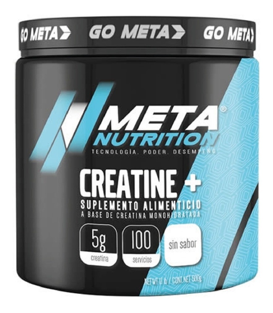 Creatina Meta Nutrition Monohidratada 500 Gr 100 Porciones Mercado