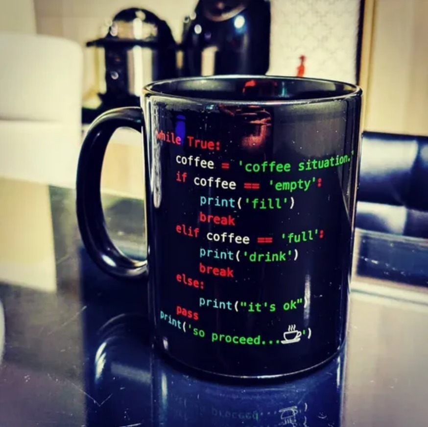 Caneca Preta Programador A Dev Com Nome Vários Modelos