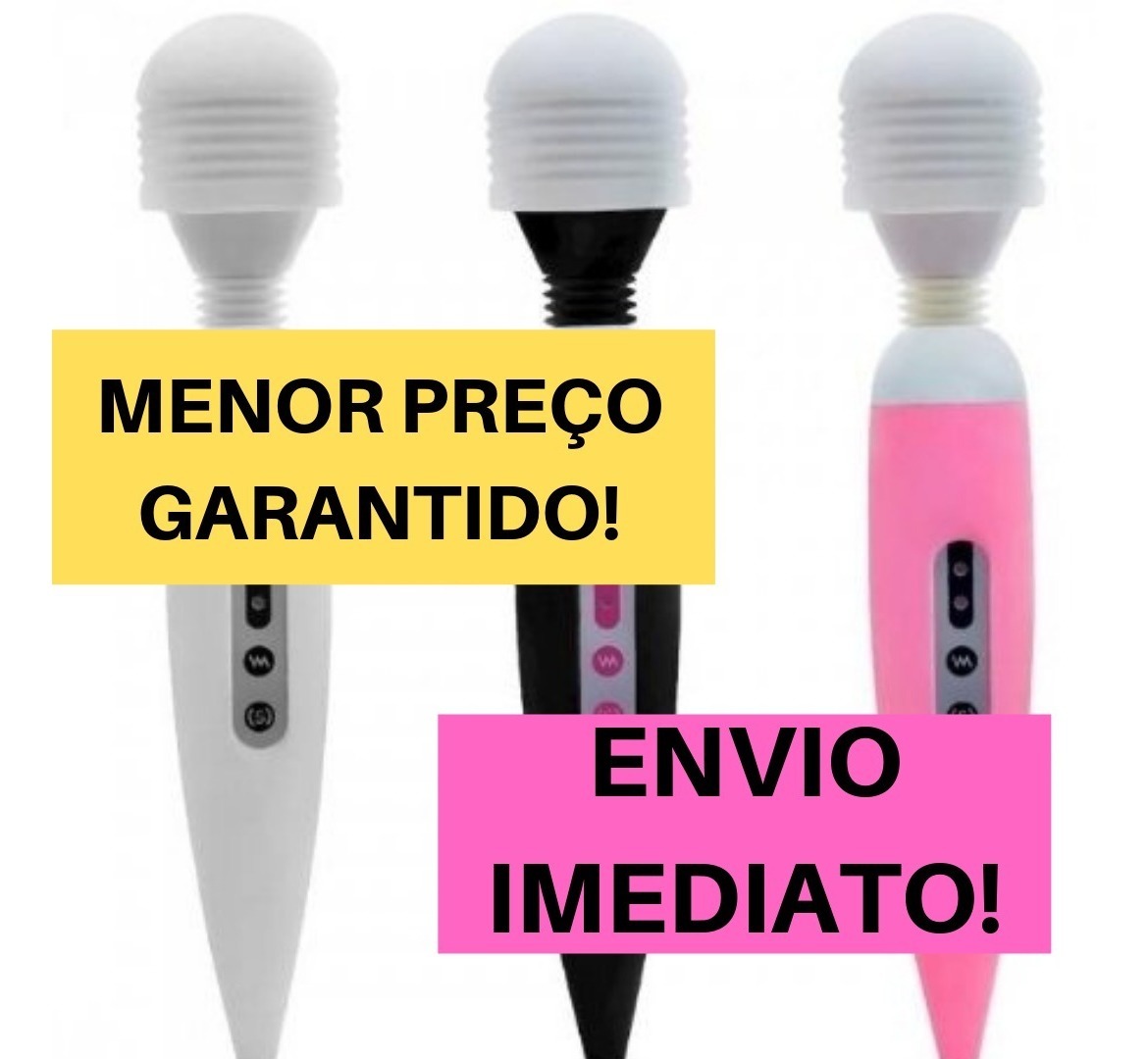 Vibrador Feminino Varinha Mágica Massagem Elétrico Top Forte Mercado